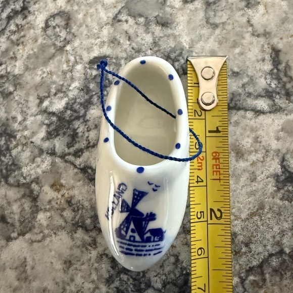 Art | Vintage Delft Blue Ceramic Dutch Clog | Poshmark